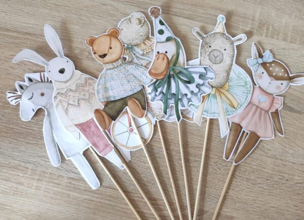 DIY Printable Paper Puppets – Boho Blossom Studio